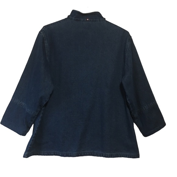 NorthStyle | Jackets & Coats | Vtg North Style Denim Barn Jacket Plaid ...